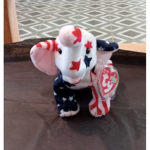 Toys | Ty Beanie Babies Righty The Elephant | Poshmark